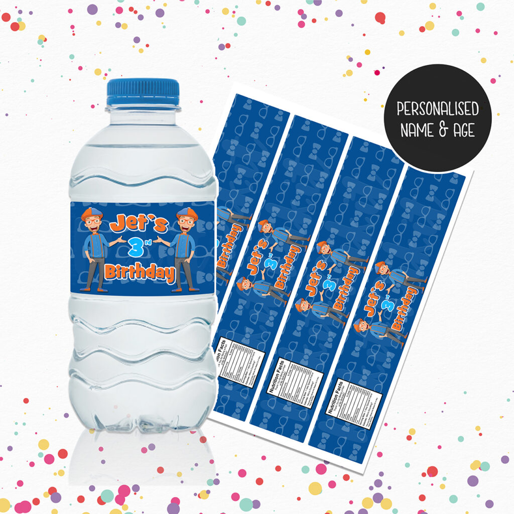 BLIPPI Water Bottle Labels – Pikit Kids